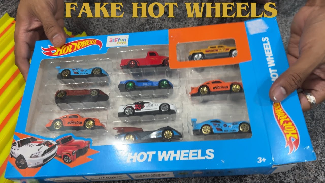 Unboxing Fake Hot Wheels & Racing in Racing Track - YouTube