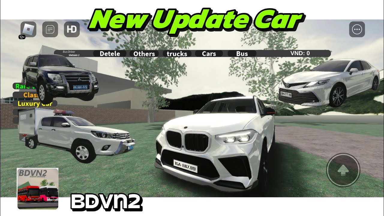 bdvn2 || Liên Tục Cập Nhật Thêm Vài Mẫu Xe Mới Khá Là Đẹp #roblox # ...