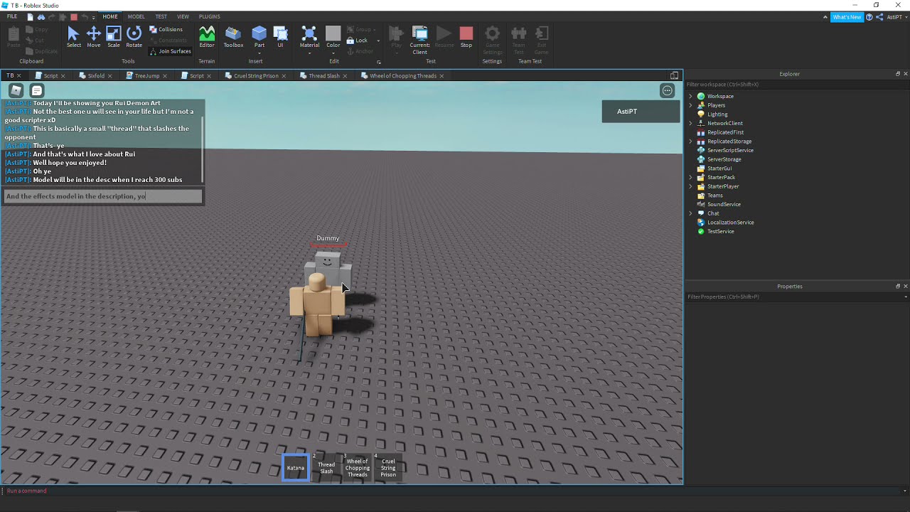 Rui Demon Art - Roblox Studio | Amy Dev - YouTube