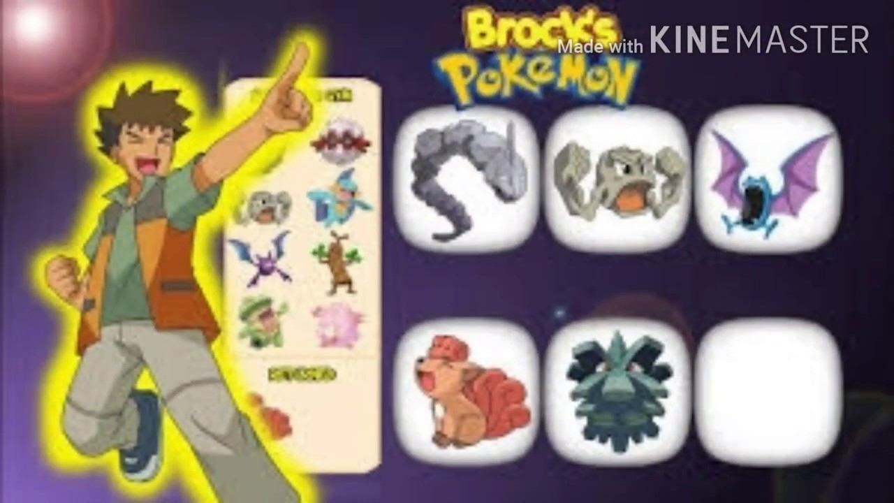 All Pokémons of brock - YouTube