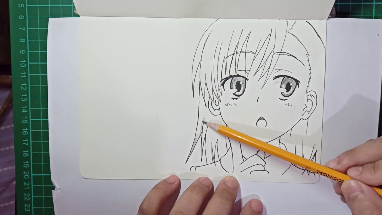 Let's Draw Misaka Mikoto "A Certain Scientific Railgun" time lapse ...