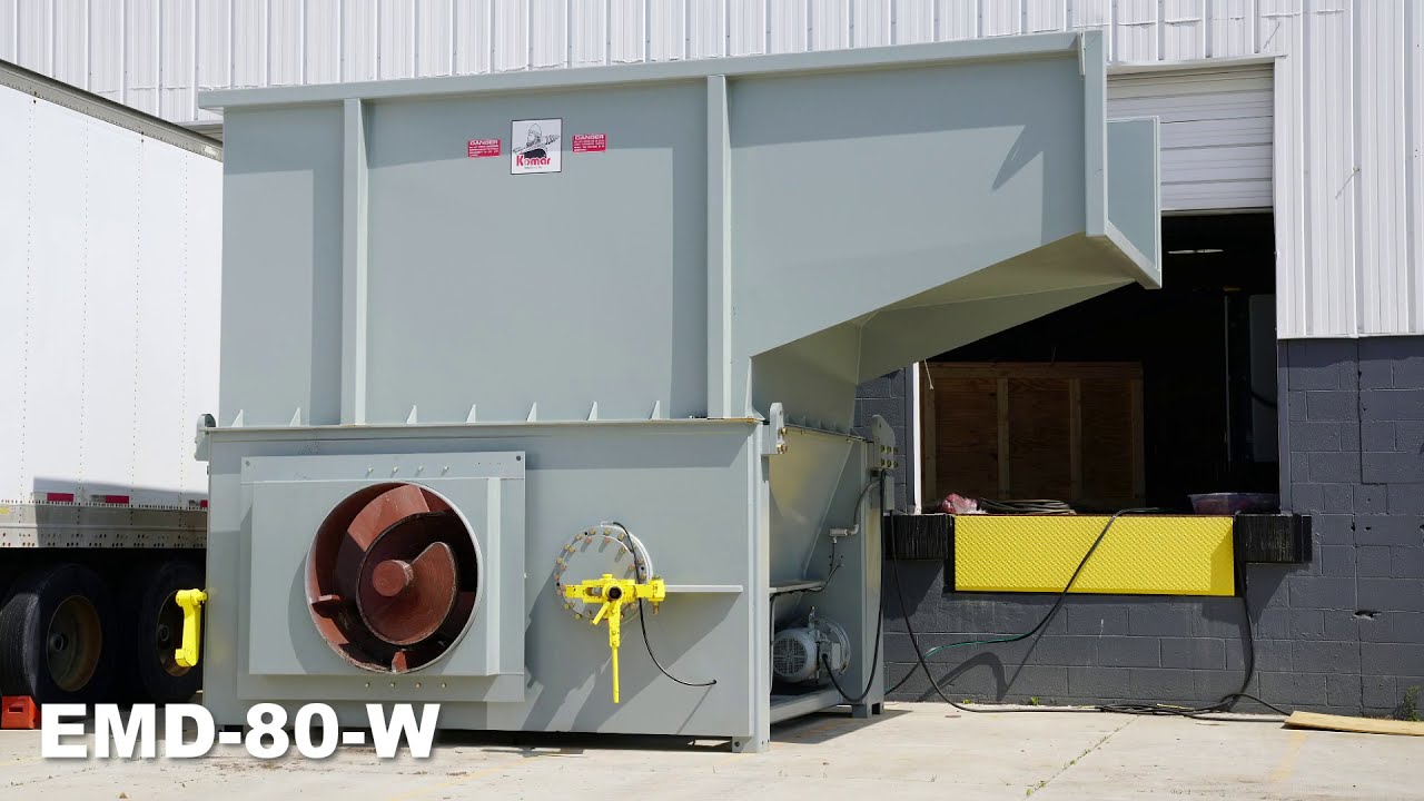 Dual Auger Compactor 80W Processing Skids - YouTube