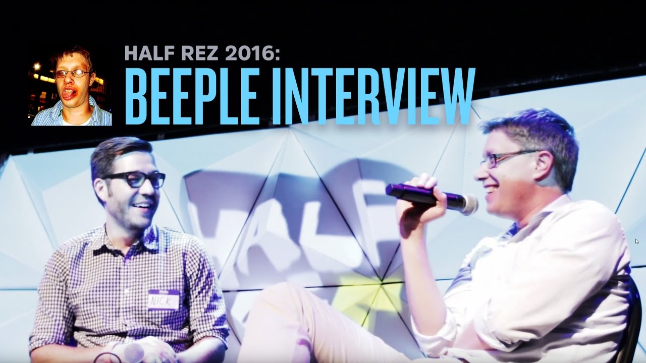 How does Beeple Do it? Our Interview with Beeple! /// Half Rez - YouTube