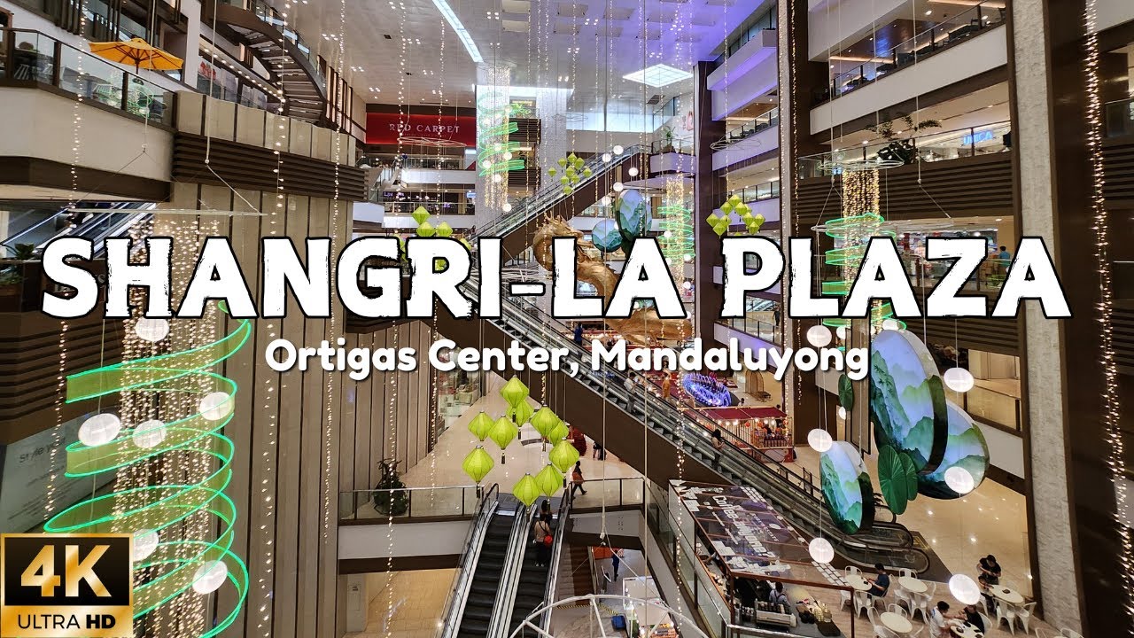 [4K] SHANGRI-LA PLAZA: Mandaluyong's MOST high-end mall! | EDSA ORTIGAS ...