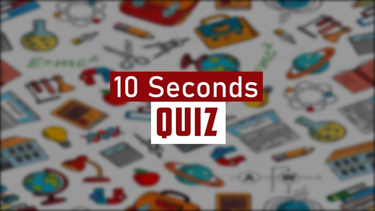 10 SECONDS QUIZ | SIMBEN - YouTube