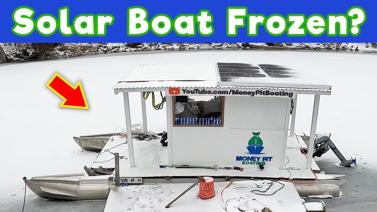 Boating in FREEZING Winter (-2°F) - YouTube