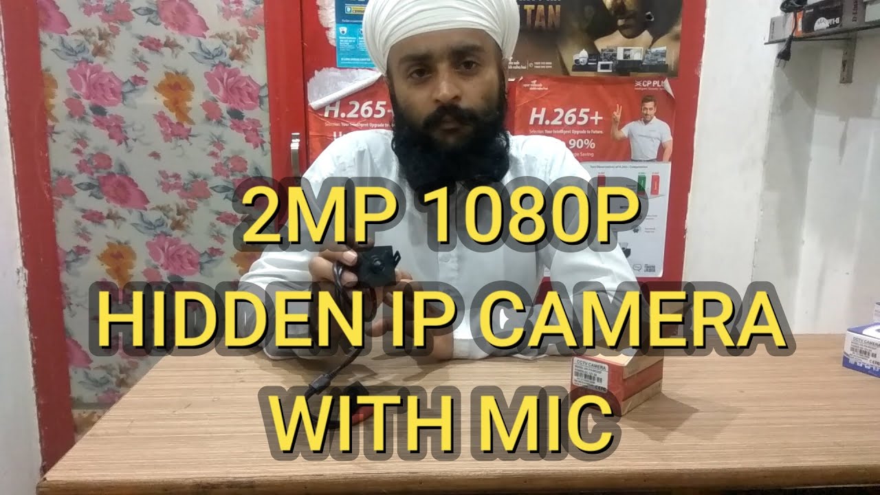 DEMO 2MP FULL HD HIDDEN IP PIN HOLE CAMERA WITH MIC - YouTube