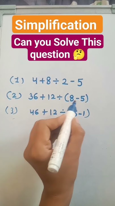 Can you Solve This question 🤔/ Simplification question #shorts #trending #simplification #viral ...