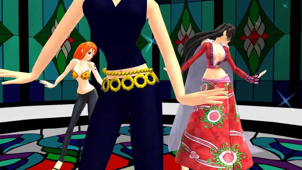 Mmd Follow The Leader Robin Boa Hancock Nami Anime Youtube