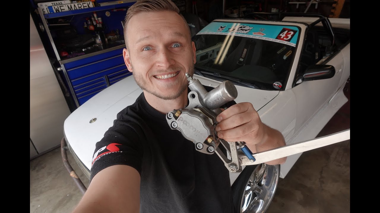 Every Drift Car MUST HAVE! 👌(S13 Convertible Dual Brake Caliper Install ...