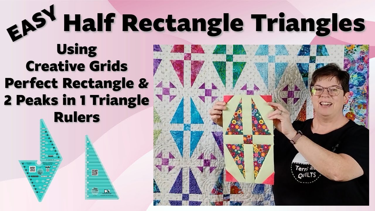Half Rectangle Triangles using Creative Grids Perfect Rectangle & 2 ...