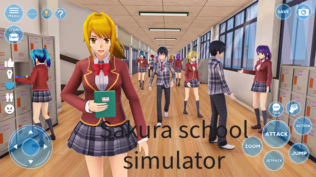 sakura school simulator girl story | Sakura angel lady girl - YouTube