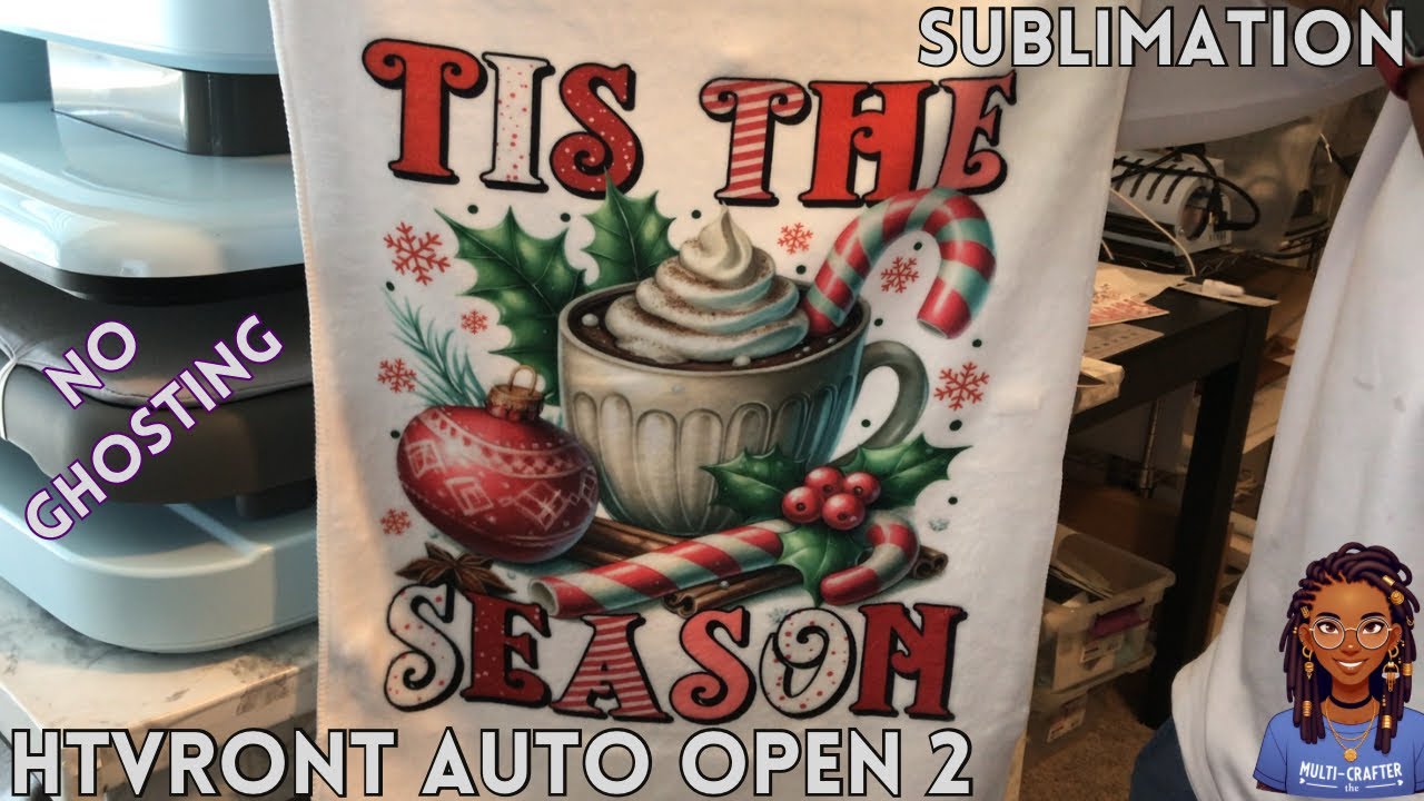 Sublimation on a large microfiber cloth from the Dollar Tree - YouTube