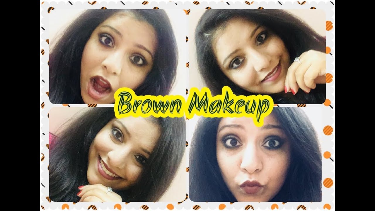 Warm Brown Makeup Tutorial | Brown Tones | Glamorous We - YouTube