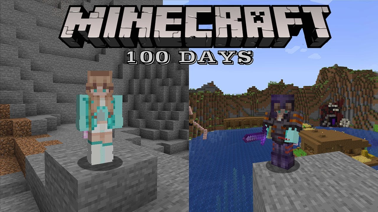I Survived 100 Days in Minecraft Survival… and Built a Hidden Fortress ...