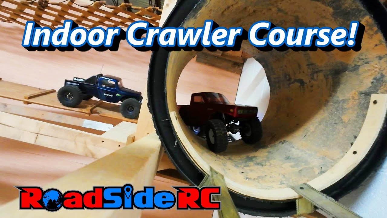 Testing the Indoor Crawler Course at Cookeville Hobbies - YouTube