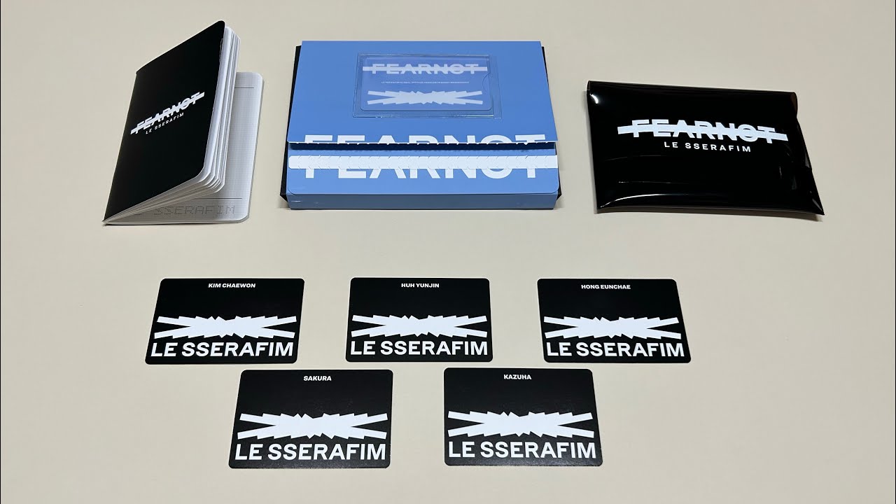 [르세라핌] LESSERAFIM FEARNOT MEMBERSHIP Welcome Gift 나도 피어나 🌸🌺🌹🌷🌻 - YouTube