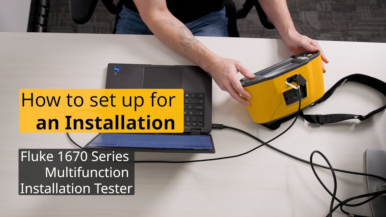 Fluke 1670 Series Multifunction Installation Testers | How to Set Up ...
