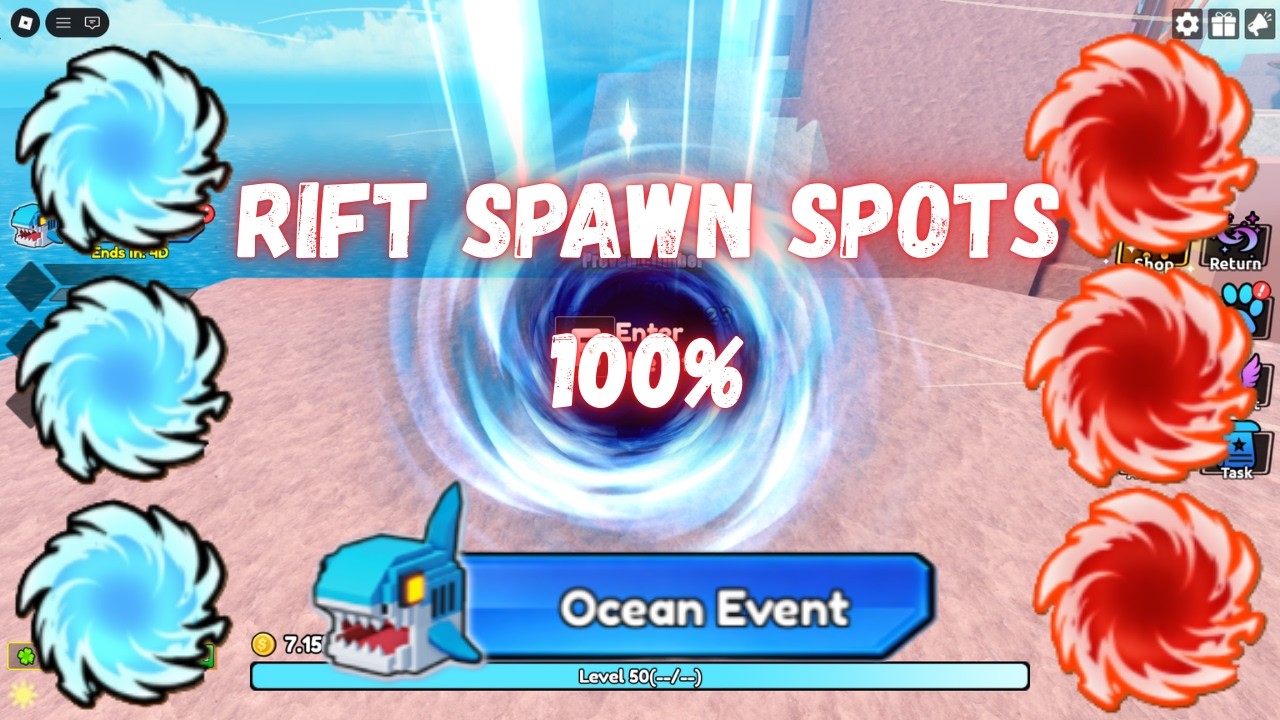 Rift Spawn Points in Catch a Monster!! - YouTube