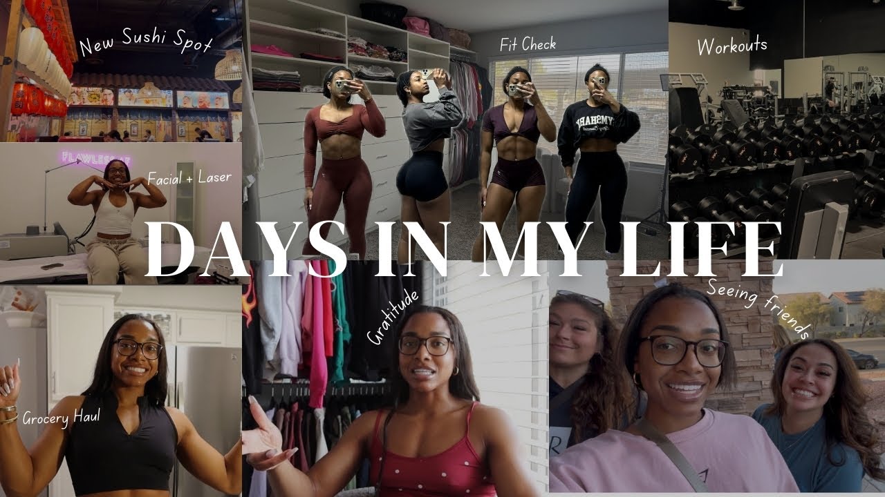 REALISTIC Days in my Life | Morning Routine | Workouts | Skincare ...