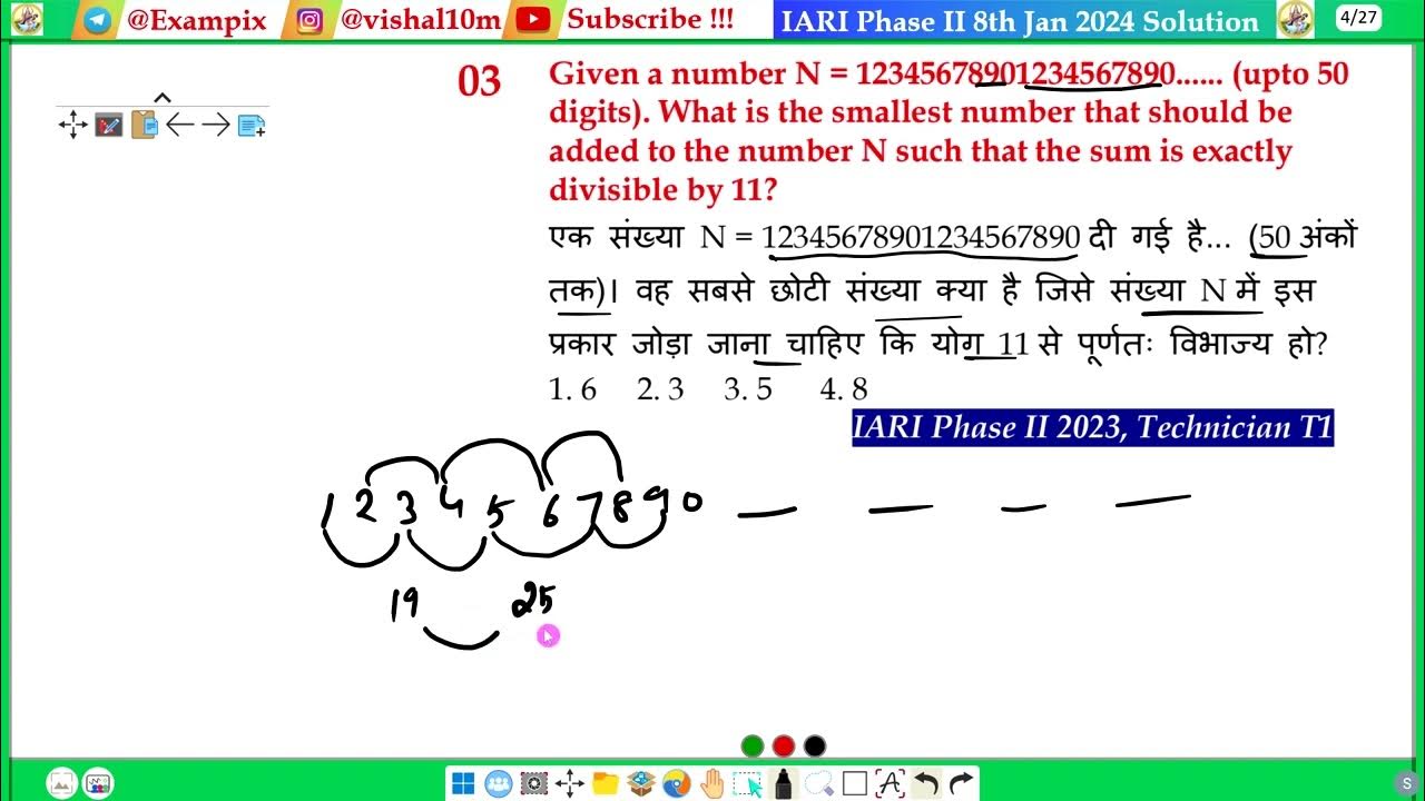 Given a number N = 12345678901234567890...... (upto 50 digits). What is the smallest number that ...