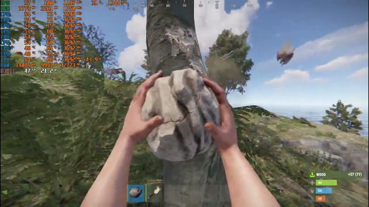 RUST RX 580 + I7 MAX SETTINGS ULTRA BENCHMARK - YouTube