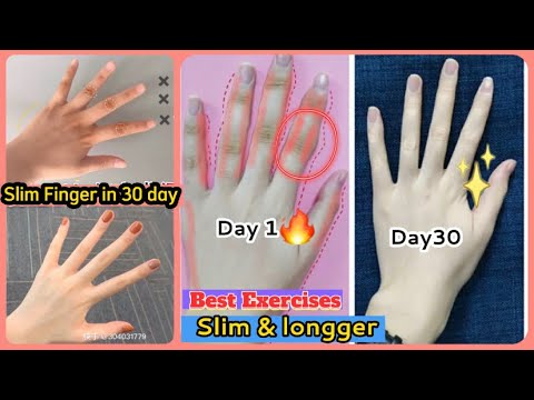 Exercise for Finger to Get Beauty Hands | Slim Finger in 30 Day | Home ...