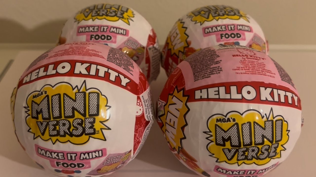 Miniverse Hello Kitty Unboxing - YouTube