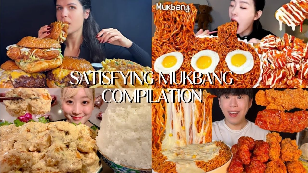 *ASMR* SATISFYING MUKBANG COMPILATION - YouTube