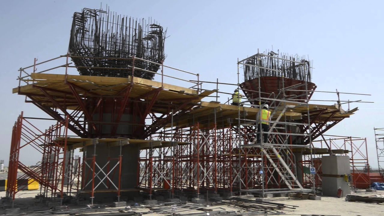 Pier head Formwork & Steel for P64-E1 & E2 at Shuwaikh Port Interchange ...