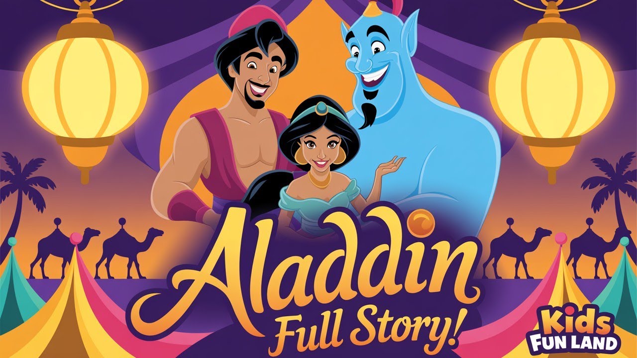 Aladdin Cartoon Full Movie| Eng Full Movie | Classic Story In English ...