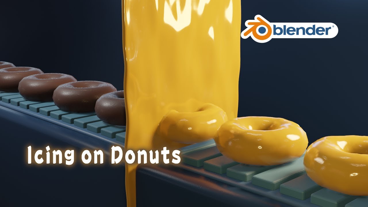 [Tut] Put Icing on donuts - blender animation nodes - YouTube