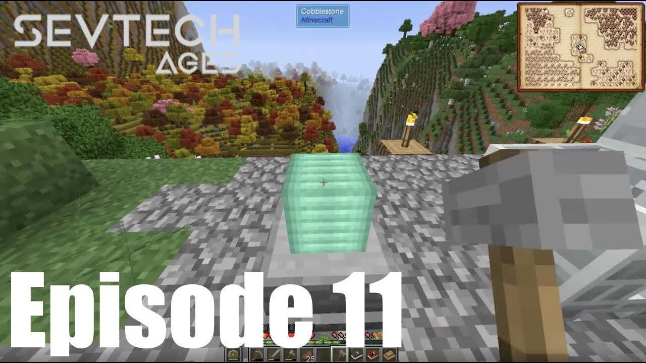 SevTech Ages - Episode 11 - Getting Ingots and a Wooden Basin - YouTube