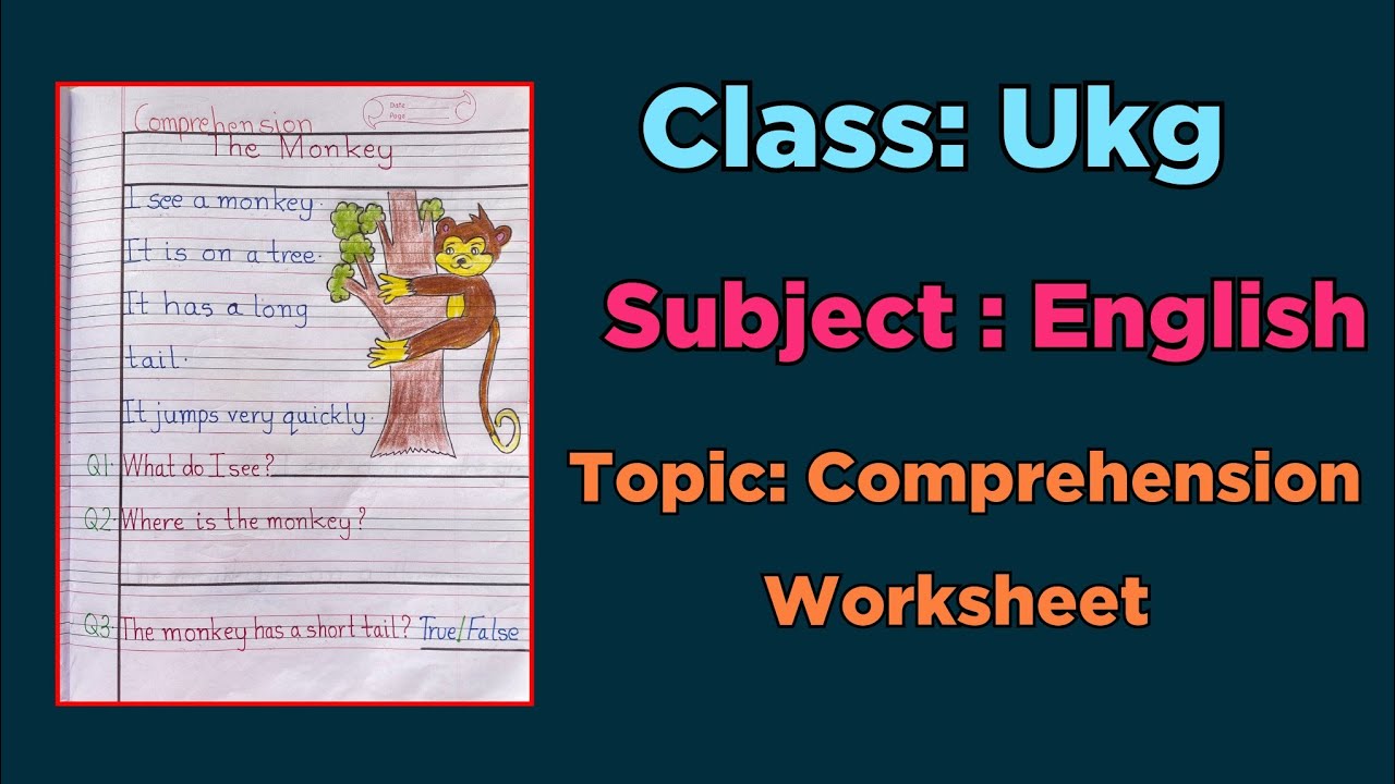 UKG English/Comprehension - YouTube