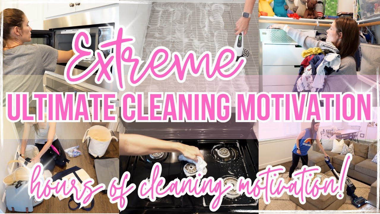 EXTREME ULTIMATE CLEANING MOTIVATION! CLEAN WITH ME WHOLE HOUSE EXTREME ...