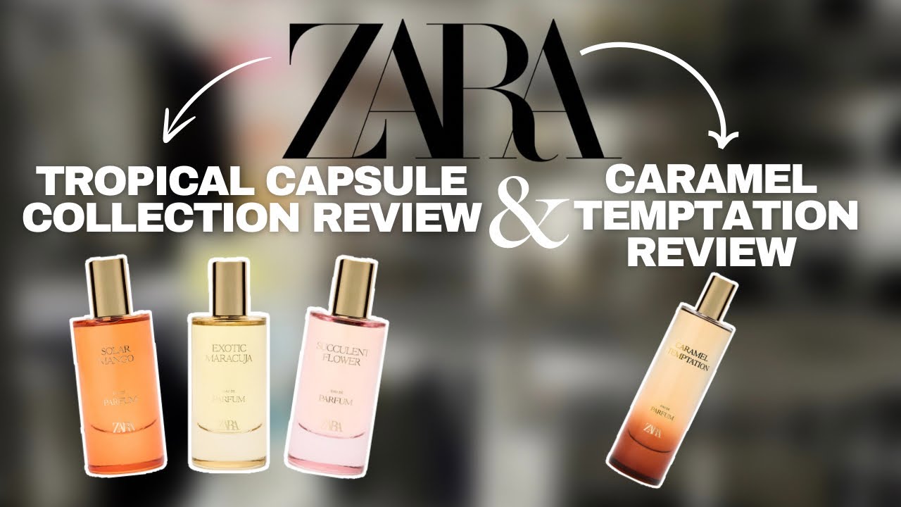 zara tropical capsule collection + caramel temptation review - YouTube