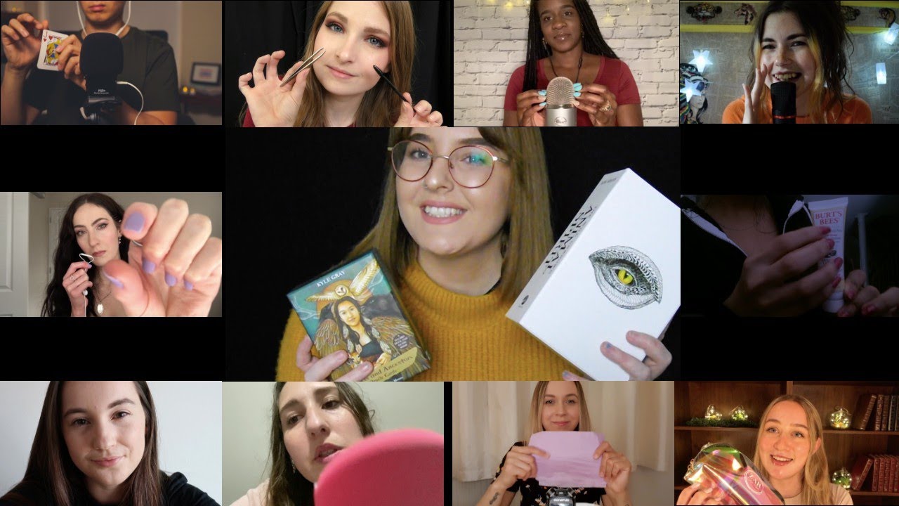 ASMR COLLAB | ASMRtists Share Their Favourite Triggers With You - YouTube