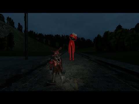 GMod Elmo fight at night time! With a Surprise - YouTube