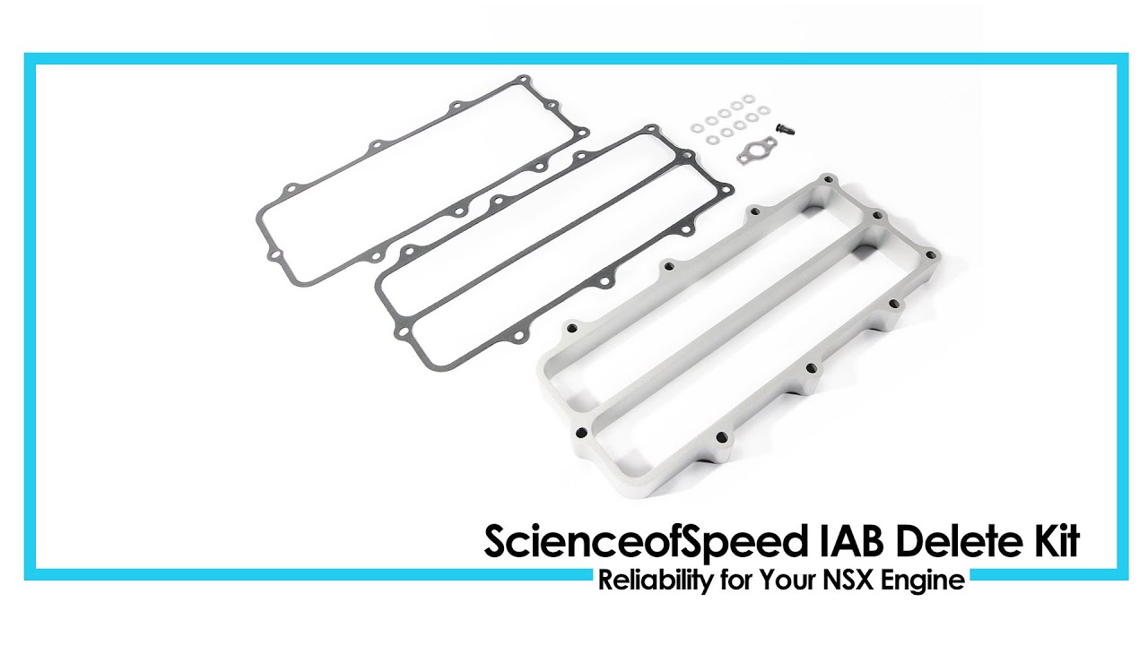 ScienceofSpeed Intake Air Bypass (IAB) Delete Kit - NSX, 1991-05 - YouTube