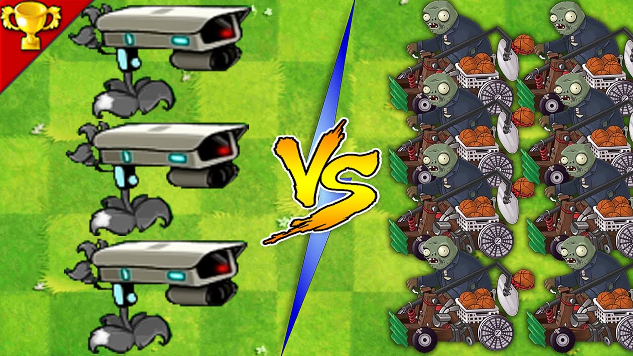 Plants Vs Zombies : CAMERAMAN Vs Catapult Zombie + GigaGargantuar The ...