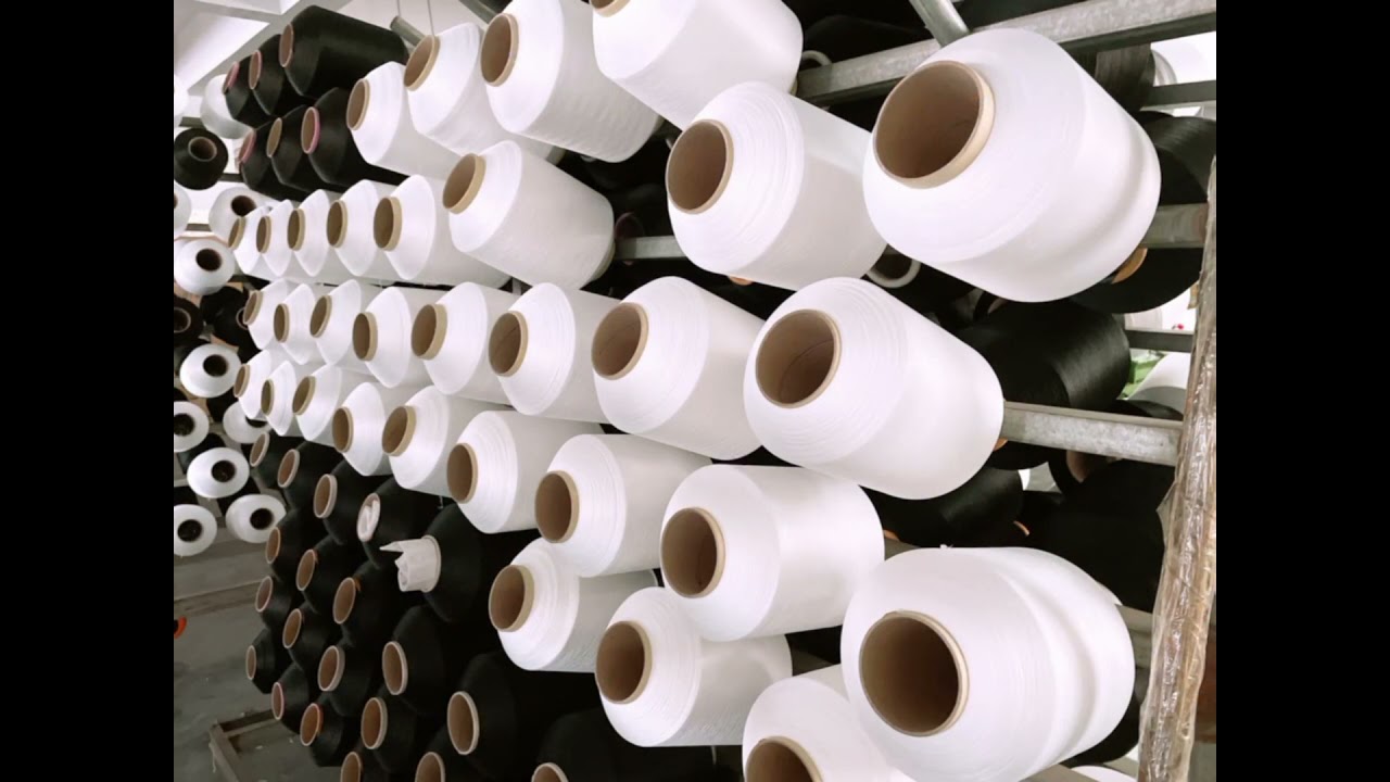 factory in China for yarn - YouTube