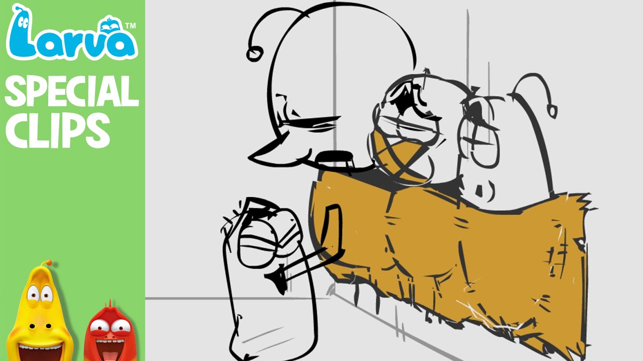 Exclusive - [Official] LARVA 2D Animatic Storyboard 16 - YouTube