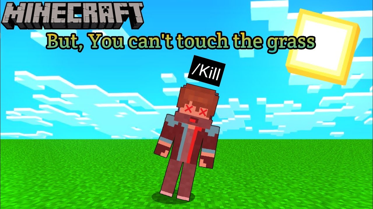 Minecraft but you can't touch the grass | Minecraft | Hero op | #minecraft #heroop - YouTube