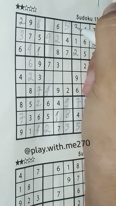 Sudoku part 3-3 - YouTube