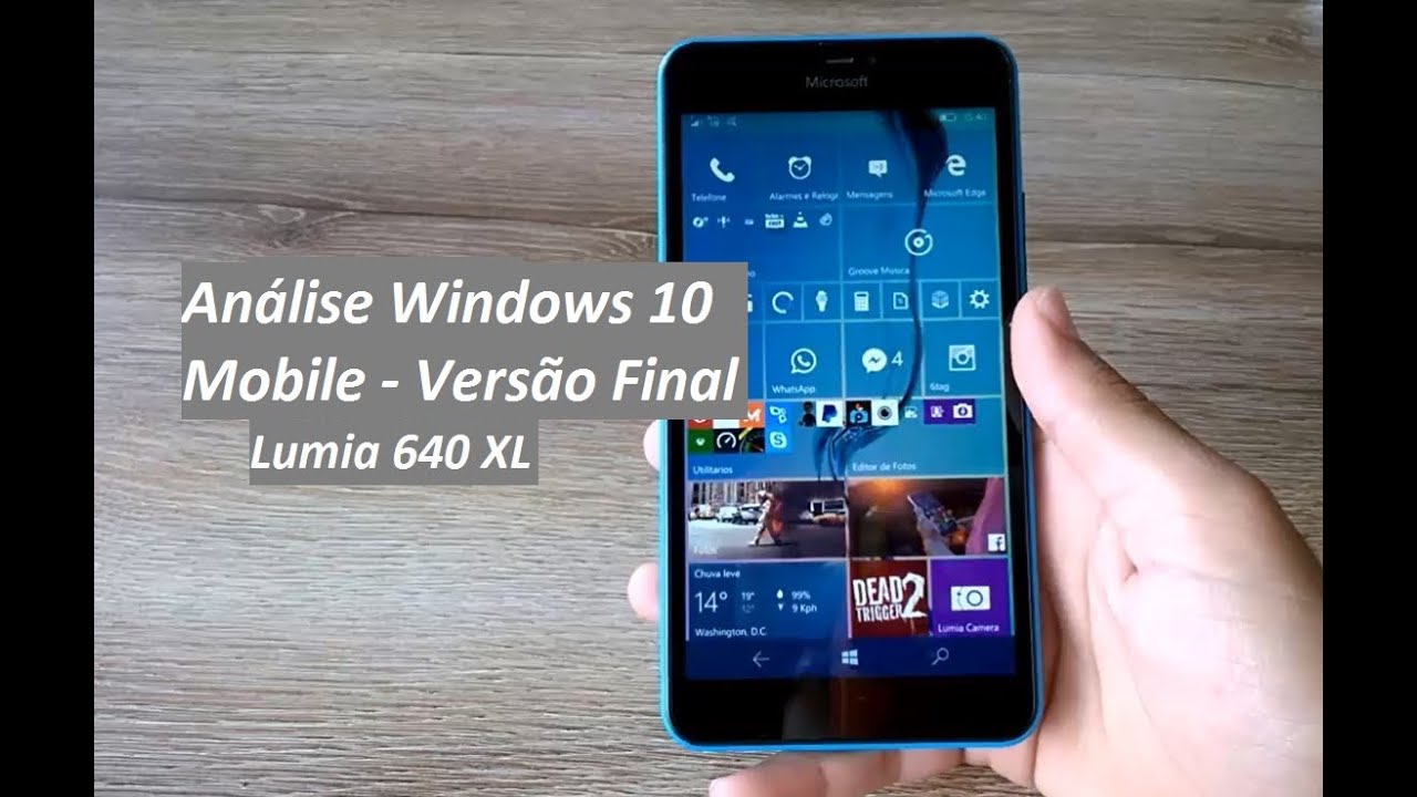 Análise do Windows 10 Mobile Versão Oficial - Todas as Novidades no Lumia 640 XL - YouTube