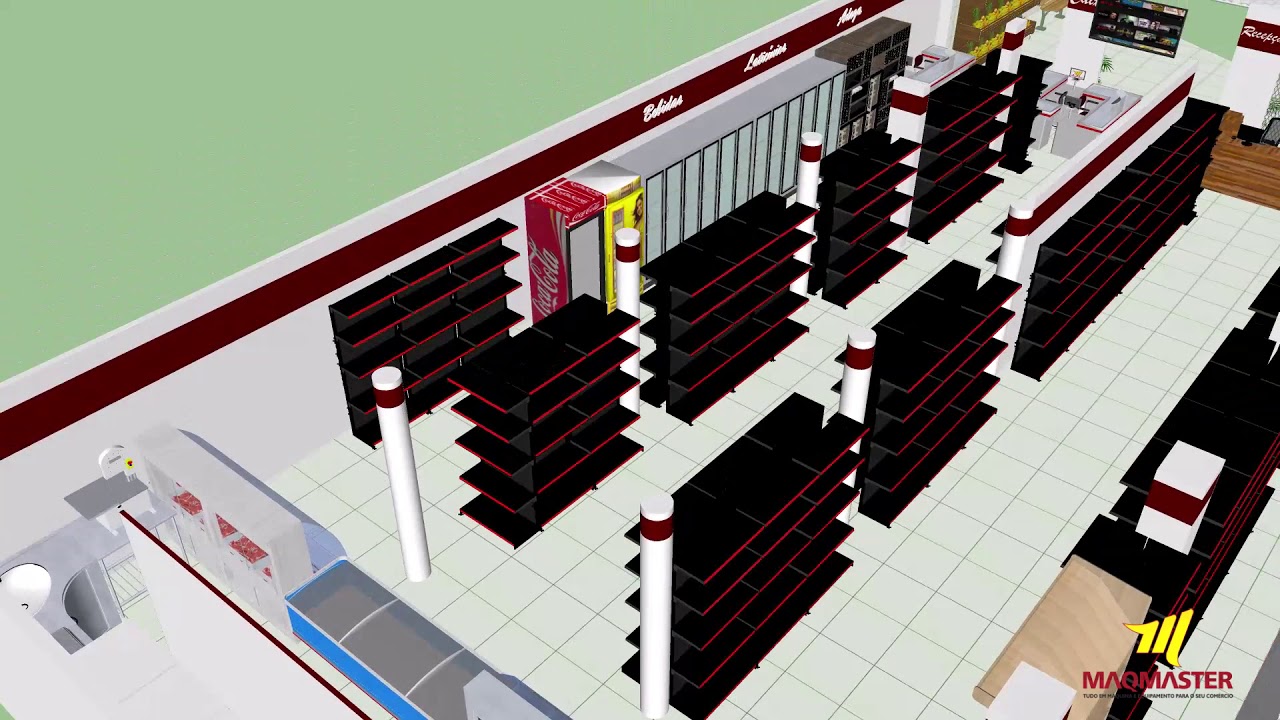 Como Montar um Mercadinho - 3D - MaqMaster - YouTube
