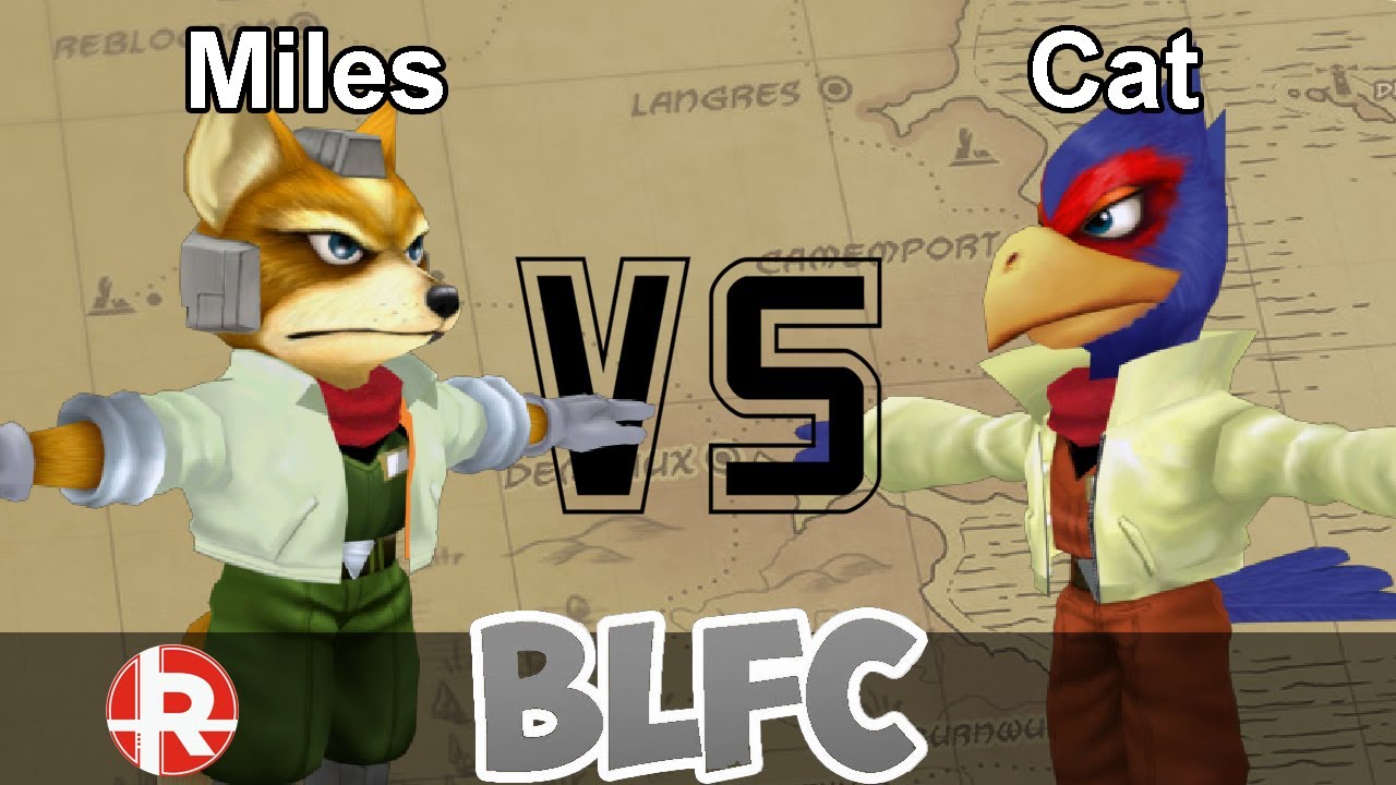Miles (Fox) vs Cat (Falco) - BLFC 2019 Smash Melee Tournament - YouTube
