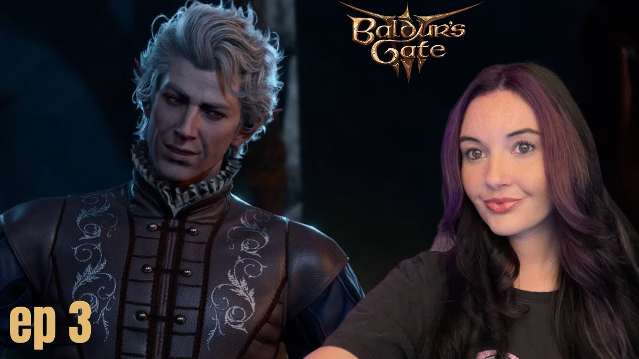 Baldur's Gate 3 l First Playthrough l EP 3 - Astarion Bites - YouTube