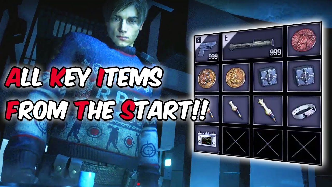 Resident Evil 2 Remake but I HAVE ALL KEY ITEMS FROM THE START!! - YouTube