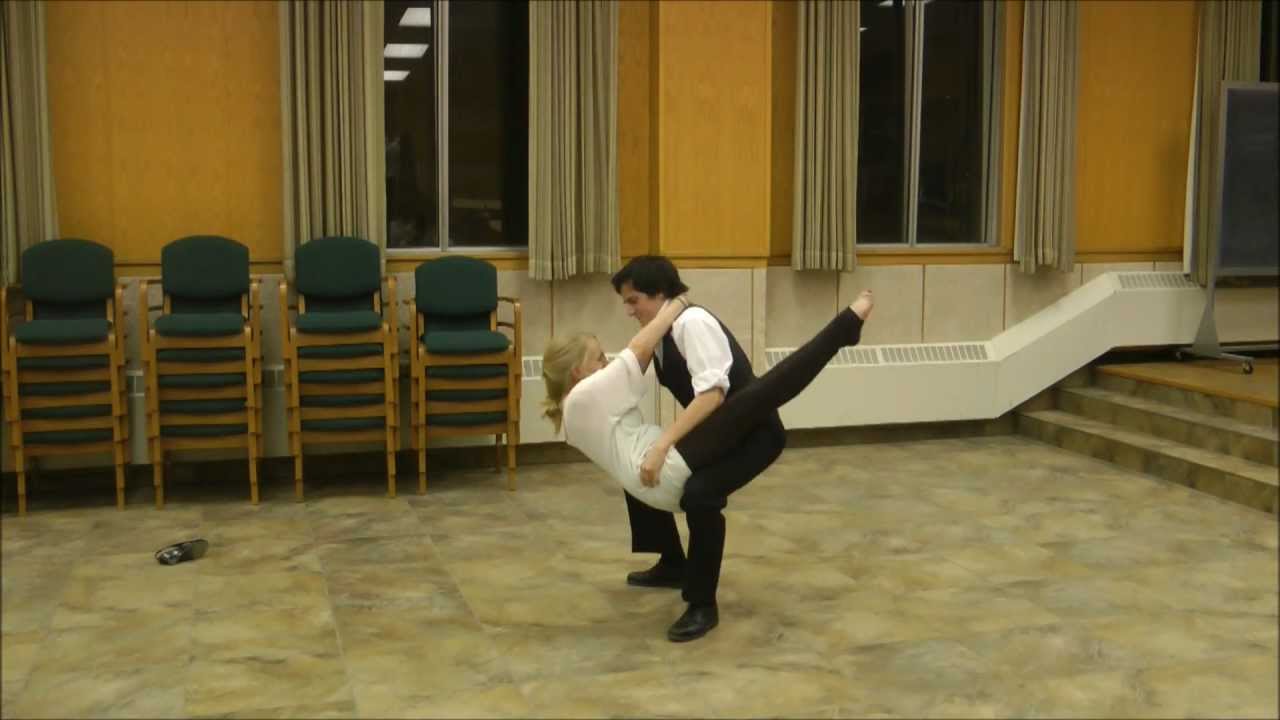East Coast Swing - Sidecar to Floor Aerial - YouTube